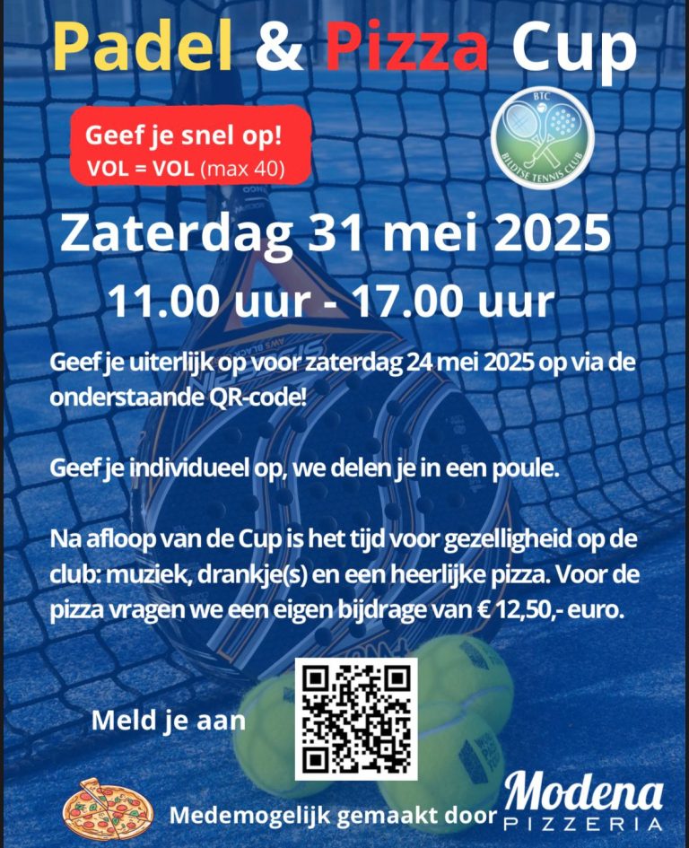 Pizza & Padel Cup - Bildtse Tennis Club